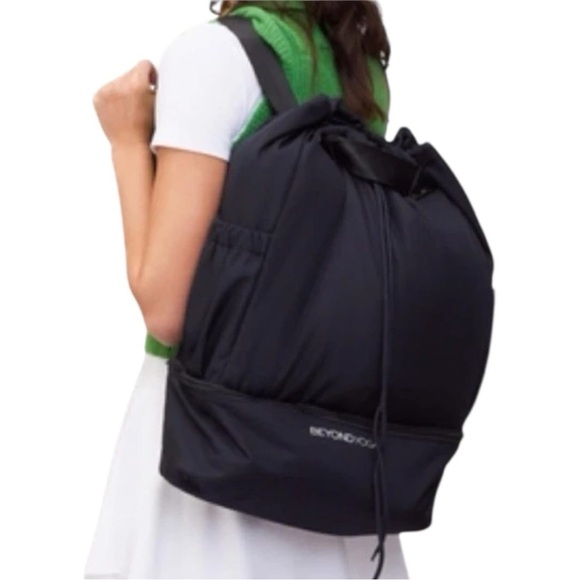 Beyond Yoga | Bags | Beyond Yoga Black Backpack Sleek Design | Poshmark
